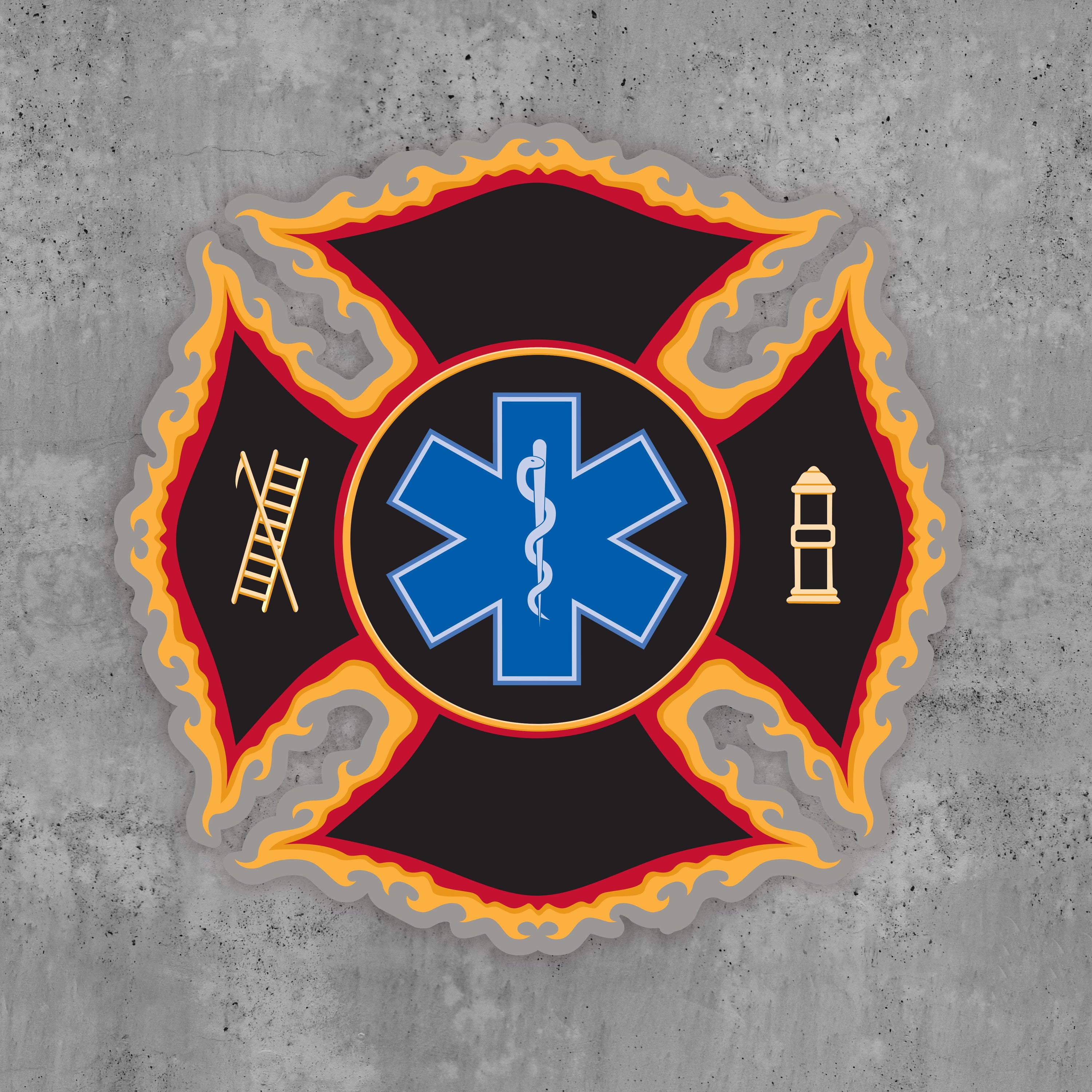 Firehouse Floor and Wall Graphics – Honor Graphics